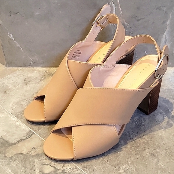 Kelly & Katie | Shoes | Nwot Kelly Katie Beige Peep Toe Heels | Poshmark